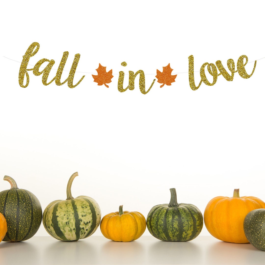 FALL WEDDING BANNER Fall Bridal Shower Banner Fall Engagement Party ...