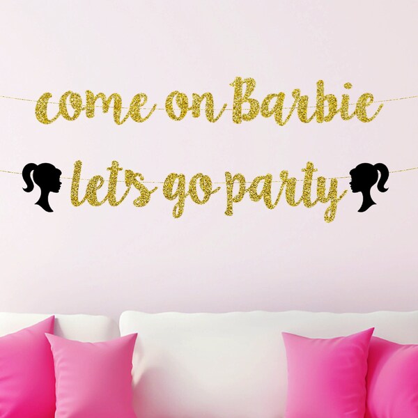Barbie Banner - Etsy
