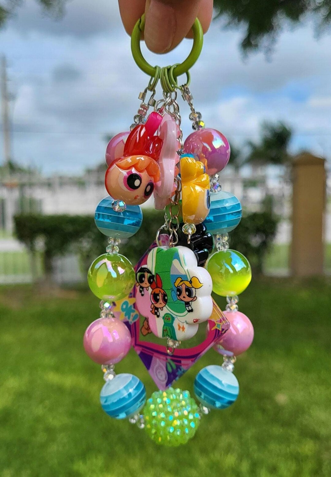 Cartoon Inspired Keychain Nostalgic 2000s Inspired Millennial Accessory ...