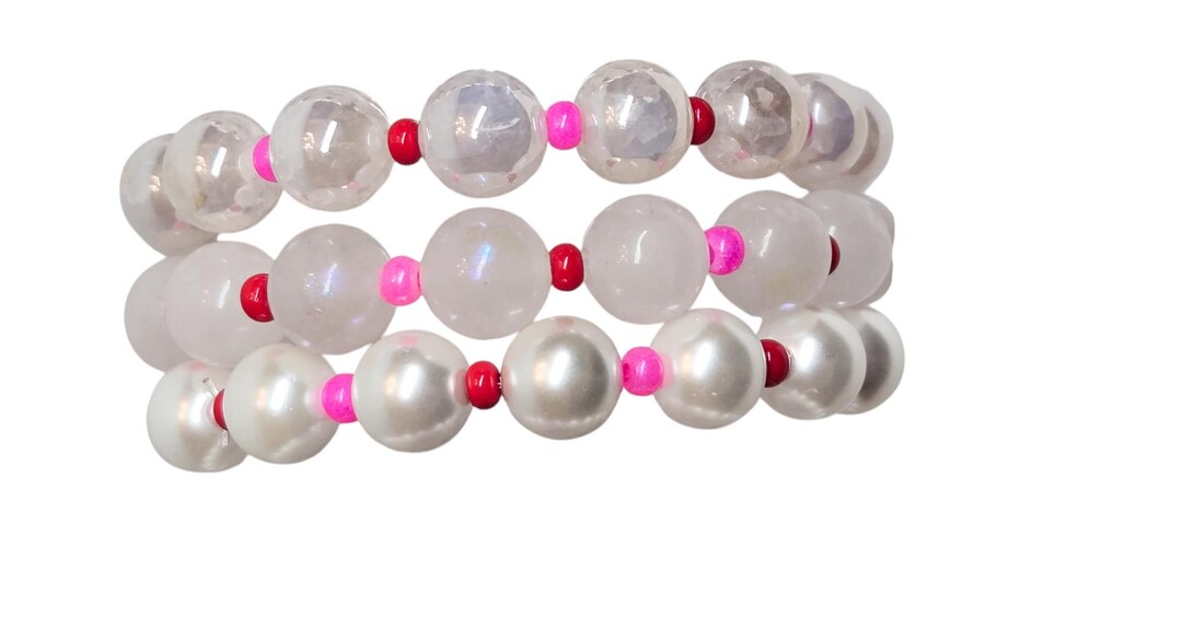 The Adoring My Darling Valentine's Bracelet Stack - Etsy