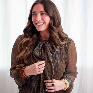 The Let's Linger Over Coffee Tortoise Acrylic Bangle Bracelet Stack (in ...