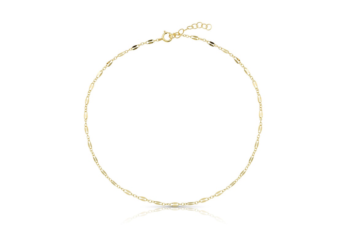 Dainty Gold Choker Necklace Gold Chain Choker Delicate - Etsy