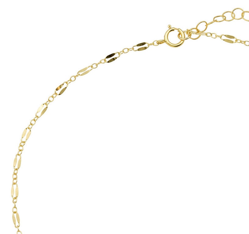 Simple Gold Anklet | Gold Dainty Anklet | Gold Ankle Bracelet | 14k ...