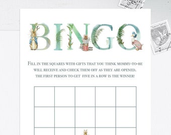 Baby Bingo Peter Rabbit - Etsy