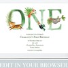 Editable Jungle Sign | Jungle Welcome Sign | Rainforest Party Sign ...