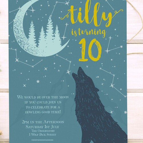 What's Your Wolf Name Printable Instant Download Party | Etsy UK