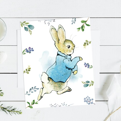 Peter Rabbit Party Game Pin the Tail Rabbit Birthday Game - Etsy