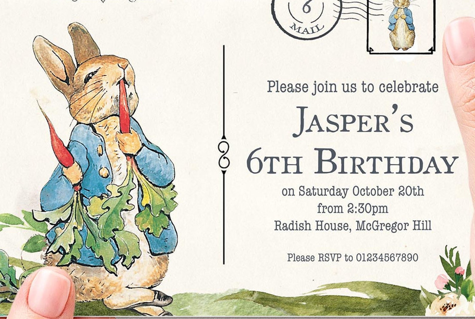 Vintage Peter Rabbit Invitation Peter Rabbit Party | Etsy