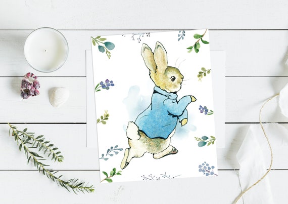 Peter Rabbit Party Game Pin The Tail Rabbit Birthday Game | Etsy