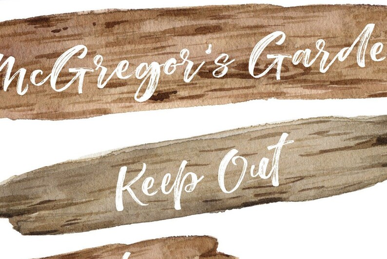 Editable Peter Rabbit Party Sign | Peter Rabbit Birthday | Mcgregors ...