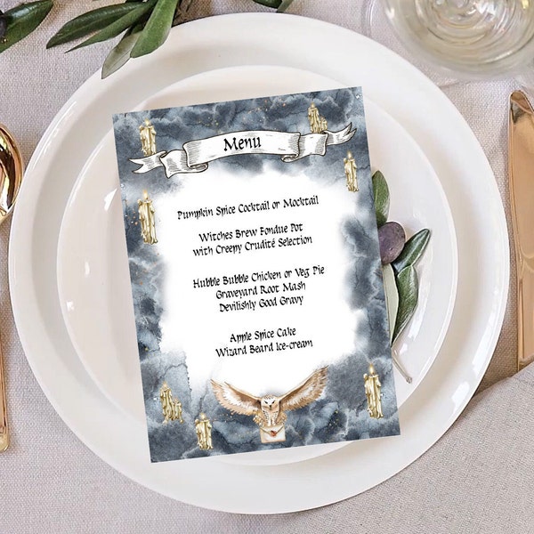 Mystery Dinner Menu - Etsy