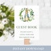 Peter Rabbit Guest Book Sign | Printable Peter Rabbit Guest Book Sign ...