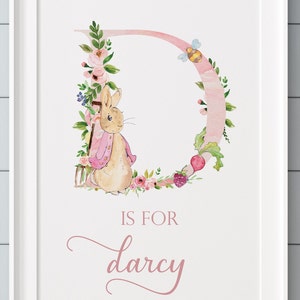 Peter Rabbit Nursery Printable | Custom Peter Rabbit New Born Gift ...