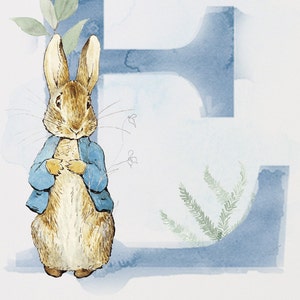 Peter Rabbit Nursery Printable | Peter Rabbit Initial Print ...