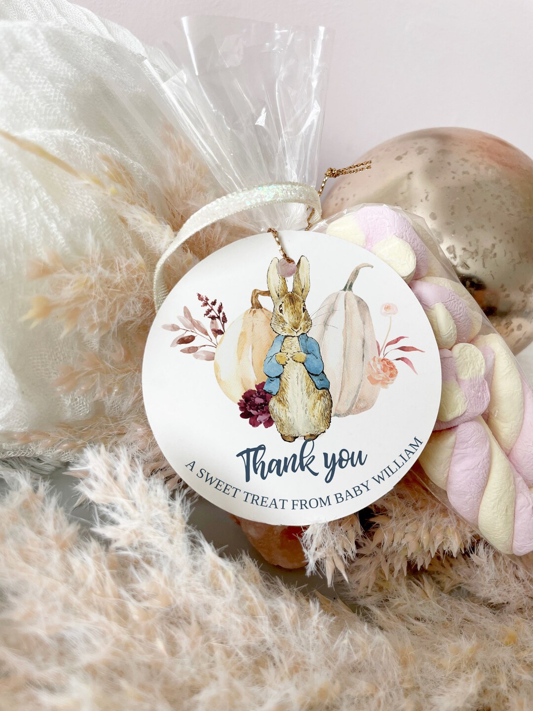 Peter Rabbit Favour Tag | Peter Rabbit Pumpkin Baby Shower | Peter ...
