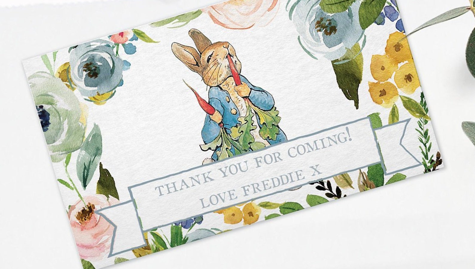 Peter Rabbit Thank You Tags Peter Rabbit Gift Tags Birthday - Etsy Ireland
