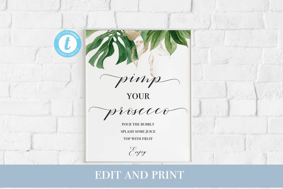 Tropical Leaf Pimp Your Prosecco Pimp Your Gin Tropical Leaf Gin Bar ...