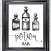 Halloween Bar Sign Potion Bar Sign Halloween Party Drinks - Etsy