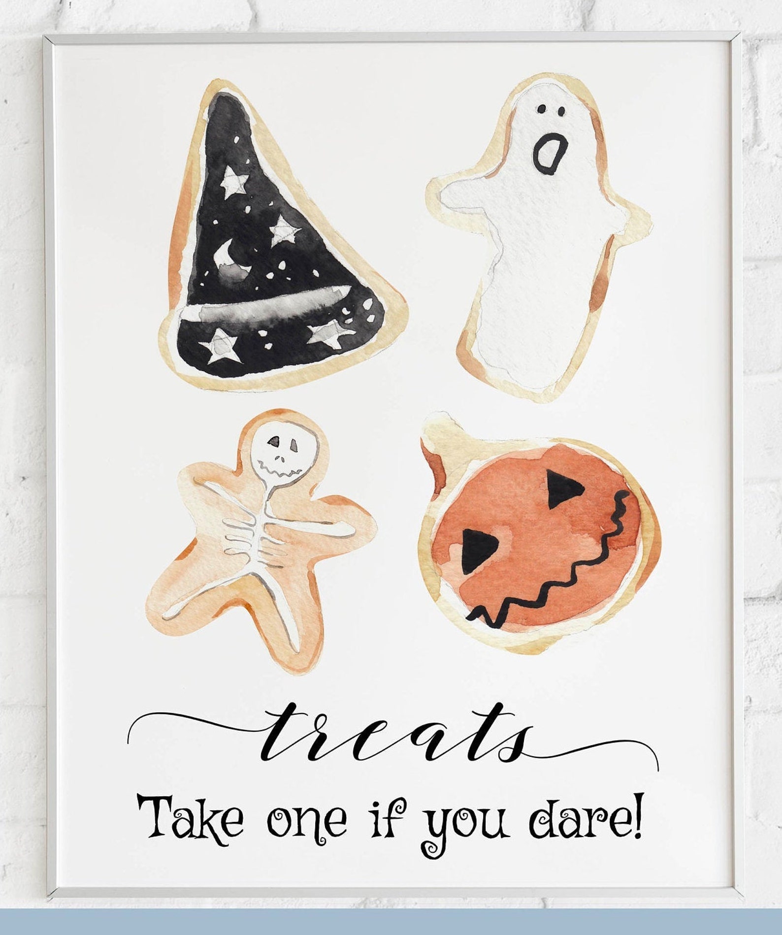 Halloween Treat Sign Printable Halloween Sign Take a Treat | Etsy