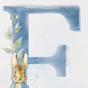 Peter Rabbit Nursery Printable | Peter Rabbit Initial Print ...
