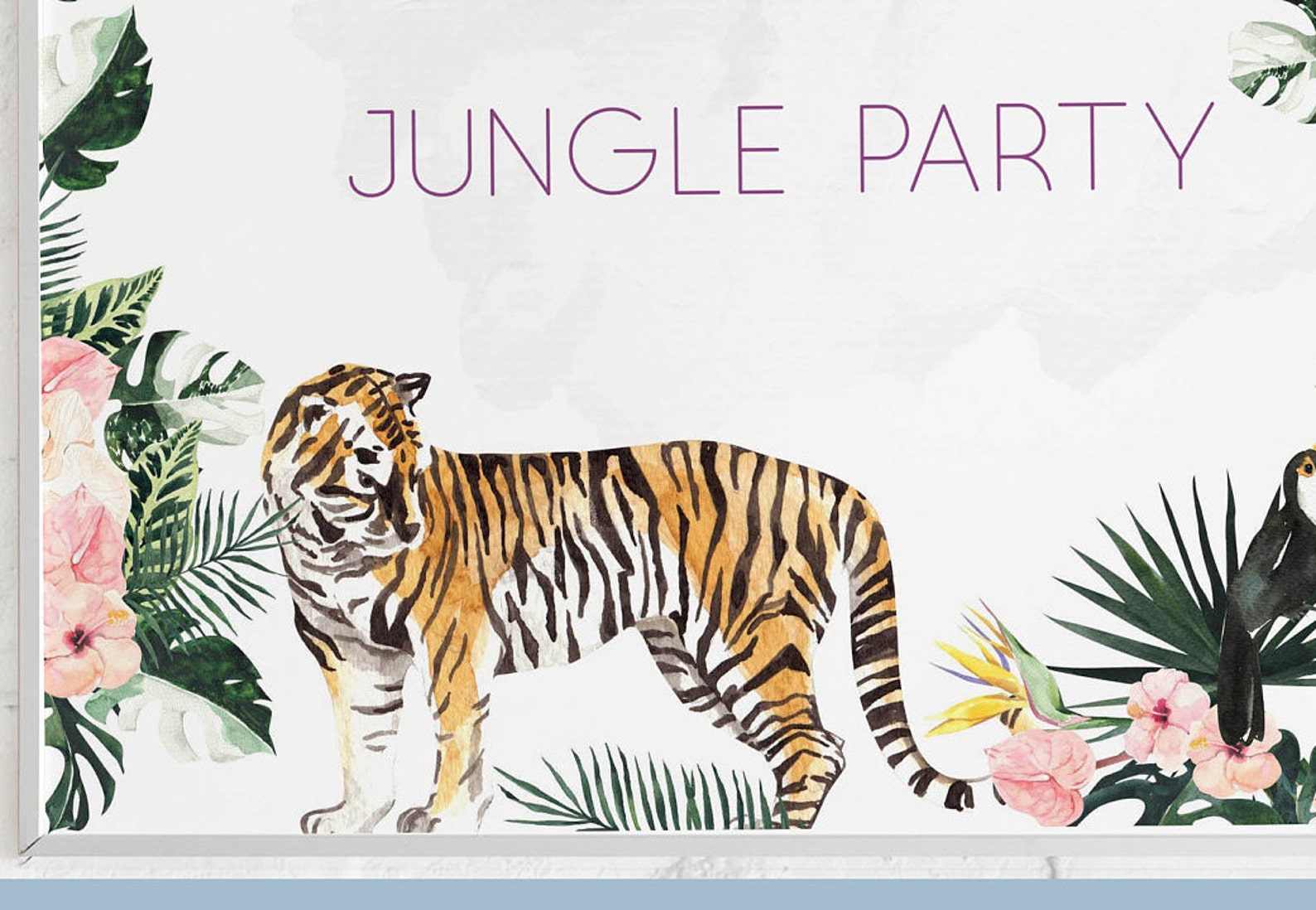 Editable Jungle Sign | Jungle Welcome Sign | Rainforest Party Sign ...