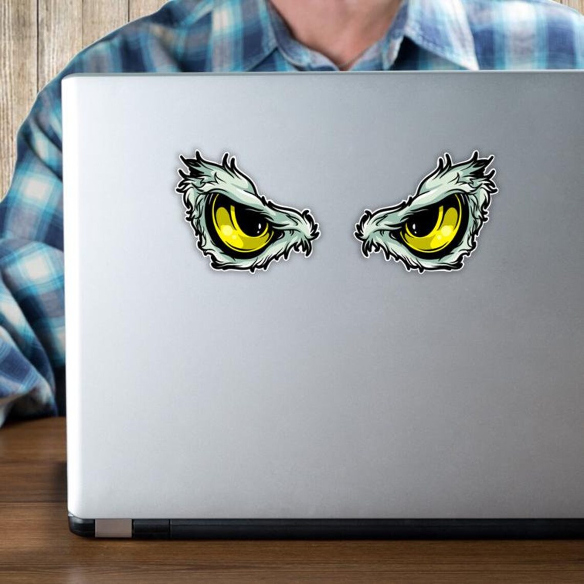 Eagle Eyes 2 Vinyl Stickers for Car Bumper or Laptop Each Eye - Etsy