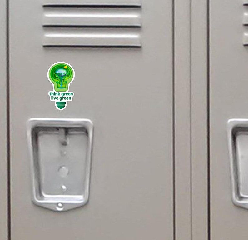 Think Green Live Green Environment Vinyl Sticker Car Bumper | Etsy