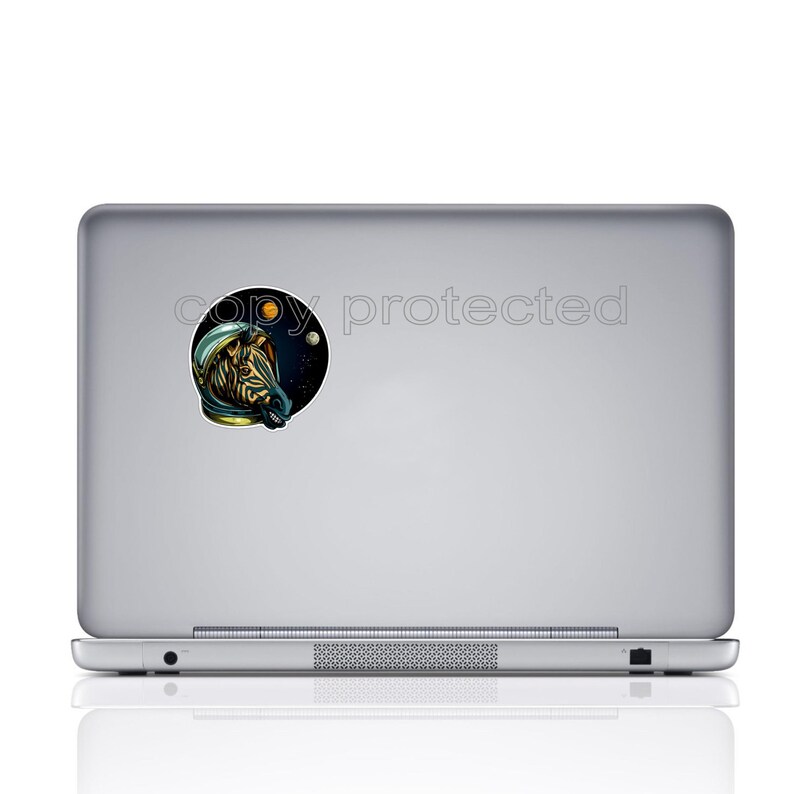 Space Astronaut Zebra in Helmet Decal / Car Bumper Sticker. - Etsy
