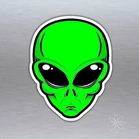 Green Alien Head Logo