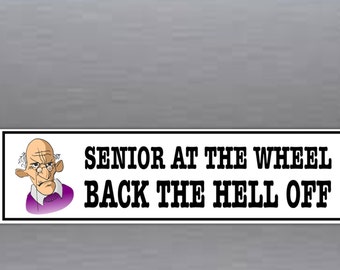 Senior Car Sticker - Etsy