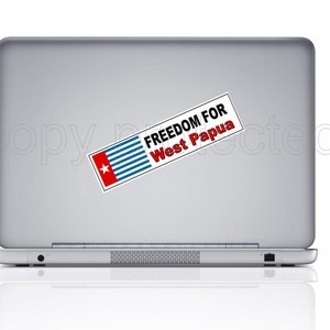 Freedom for West Papua. Political Protest Against Genocide Vinyl Car ...