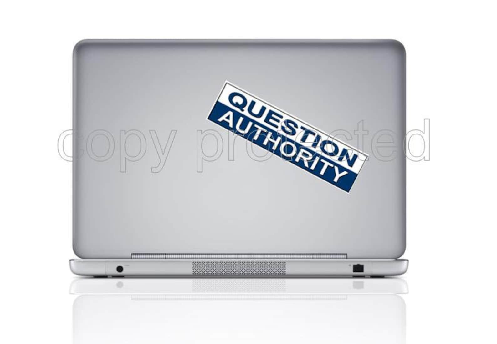 Political Bumper Stickers.question AUTHORITY Vinyl Car Decal | Etsy