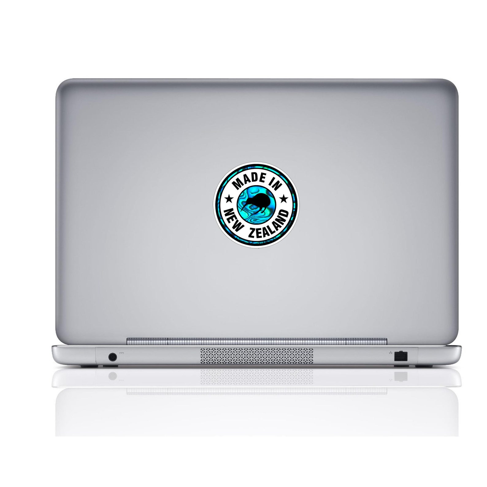 Made in New Zealand Kiwi Round Vinyl Sticker With Background ...