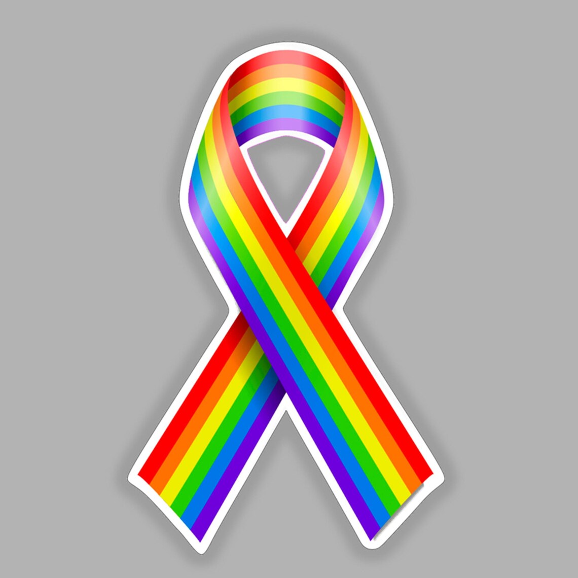 Rainbow Flag Ribbon LGBTI Gay Rights Equality 100 Mm 4 - Etsy