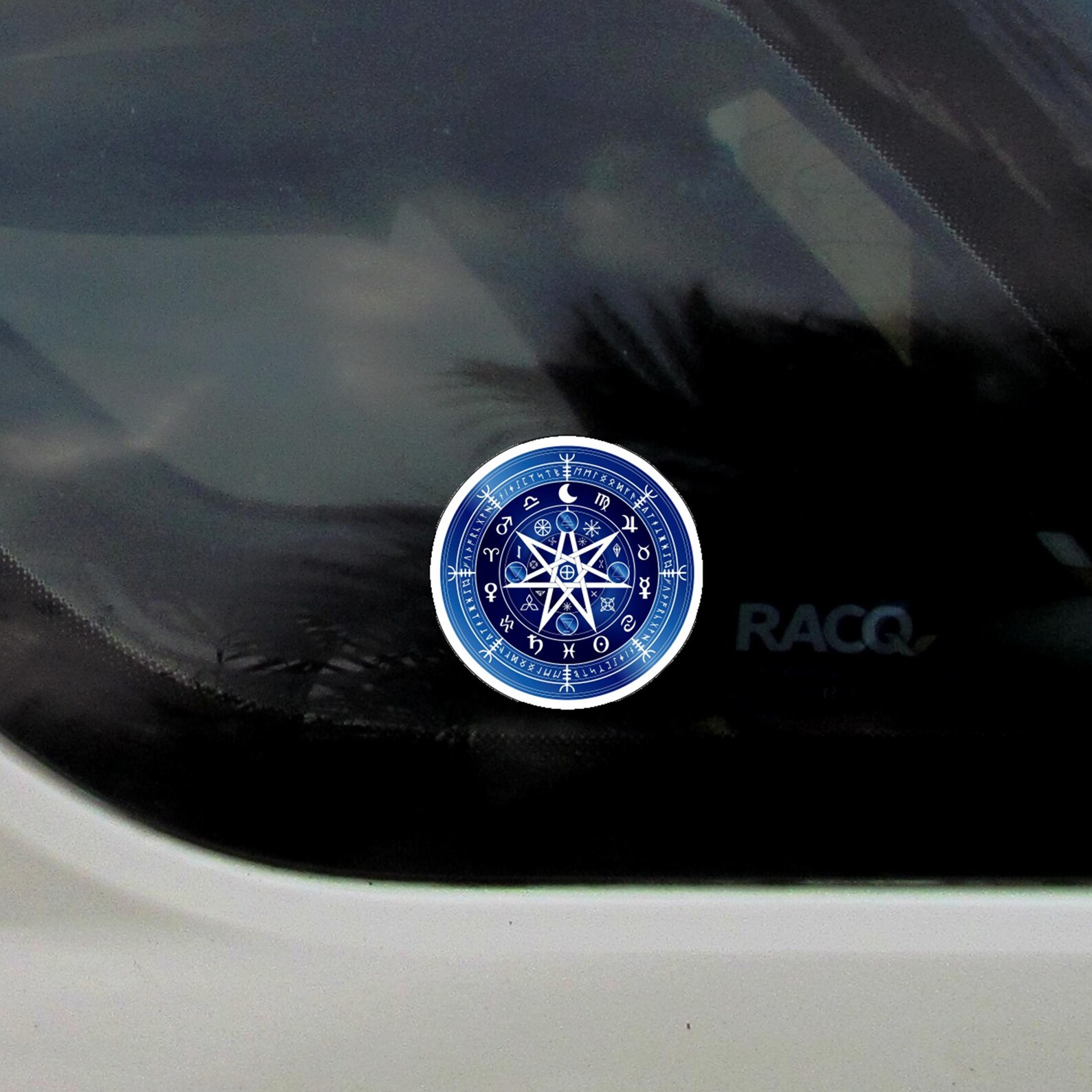 Blue Septagram and Astrological Seven Pointed Star Symbol - Etsy