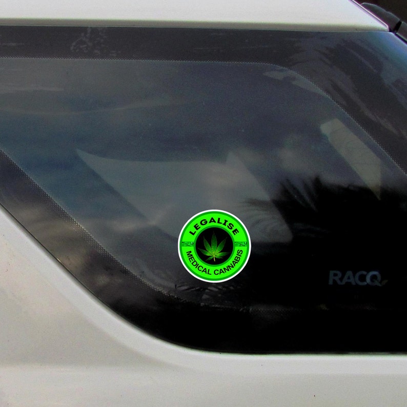 Legalise Medical Cannabis Vinyl Decal / Bumper Sticker. - Etsy