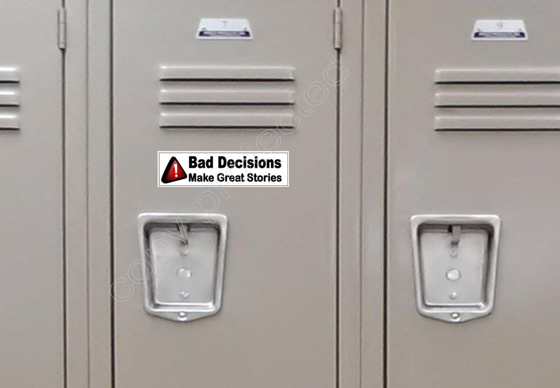 Unny Bumper Sticker. Bad Decisions Make Great Stories. 200 Mm | Etsy