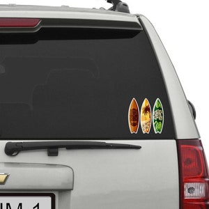 Surfboard Stickers X 3 for Surfers Surfing Surf Colorful Vinyl Sticker ...