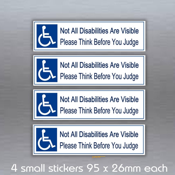 Disability Awareness Stickers - Etsy