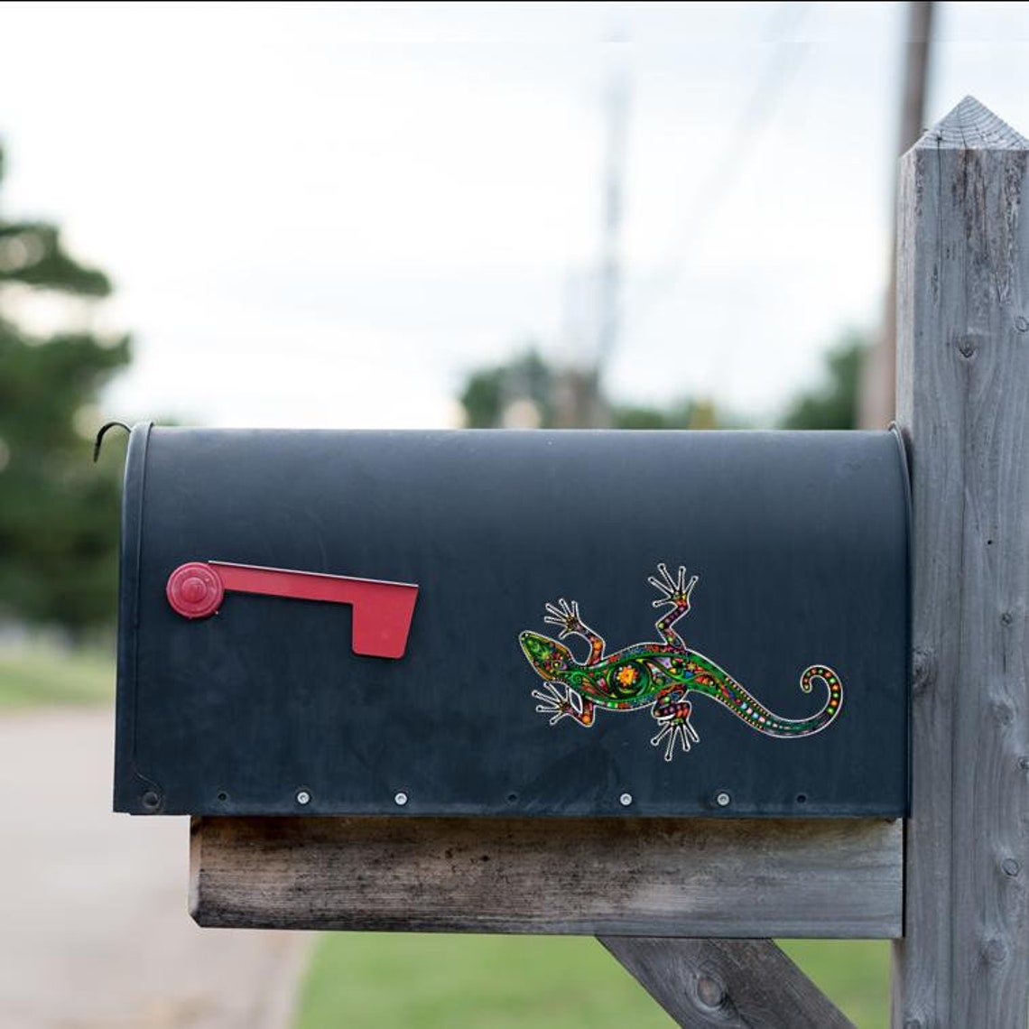 Colorful Gecko / Lizard Vinyl Sticker. for Car Bumper Laptop | Etsy ...