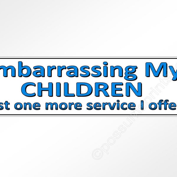 Funny Embarrassing Car Stickers - Etsy