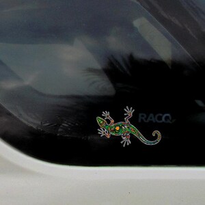 Colorful Gecko / Lizard Vinyl Sticker. for Car Bumper Laptop - Etsy ...