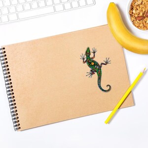 Colorful Gecko / Lizard Vinyl Sticker. for Car Bumper Laptop - Etsy ...