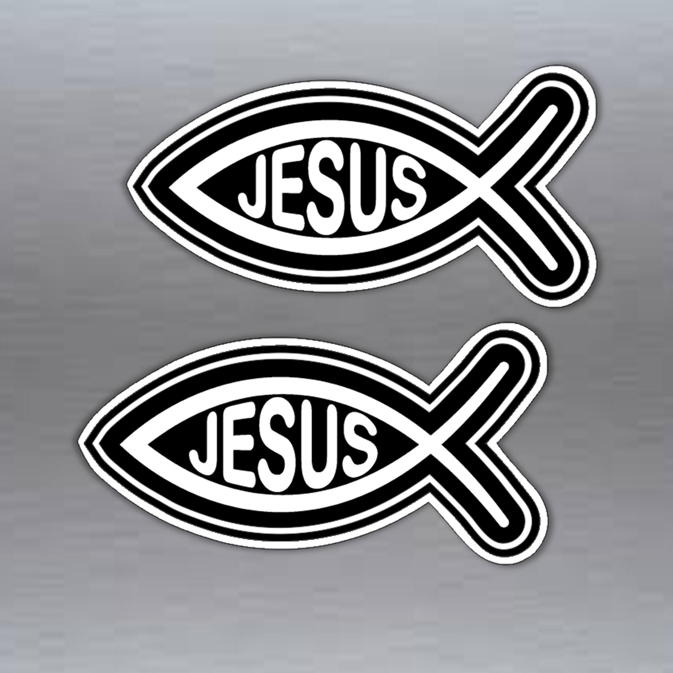 White Jesus Fish