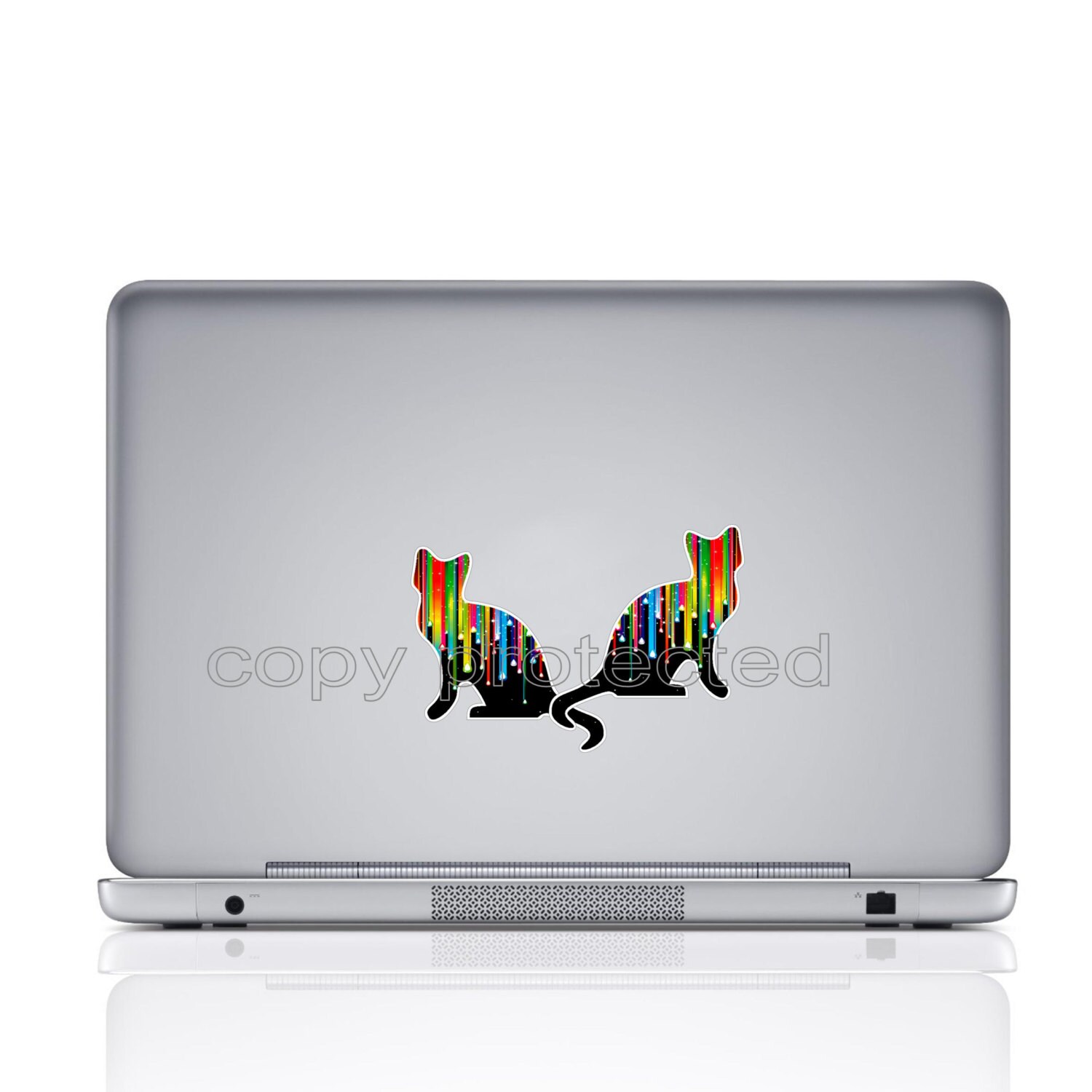 Chat de voiture autocollants / stickers. Une paire en miroir. | Etsy