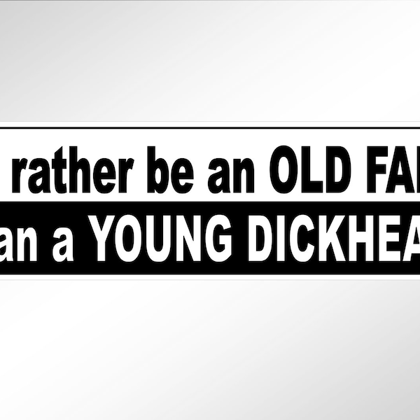Old Car Bumper Sticker - Etsy