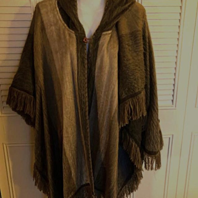 Open Front Poncho - Etsy