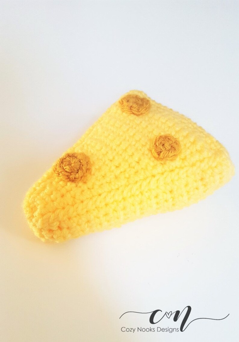 Crochet Mouse Hat & Cheese Rattle Pattern (PDF) - Etsy