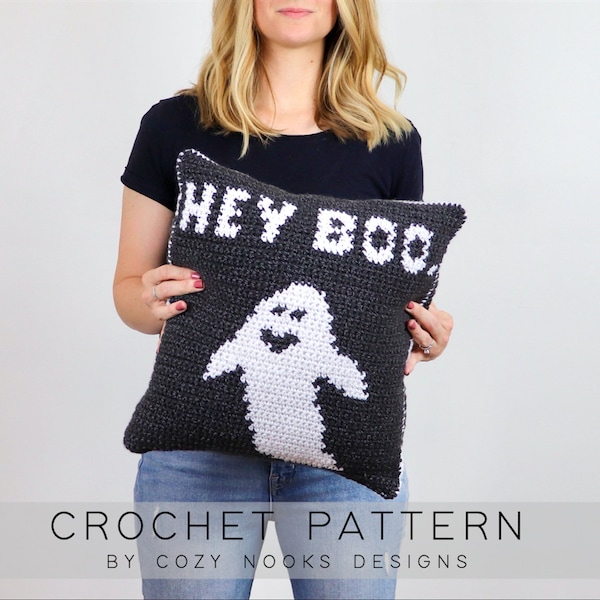 Crochet Halloween Pillow - Etsy