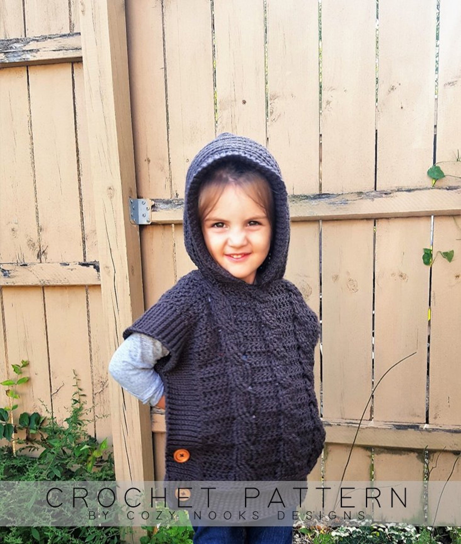 Hooded Pullover Sweater Crochet Pattern Crochet Pattern - Etsy